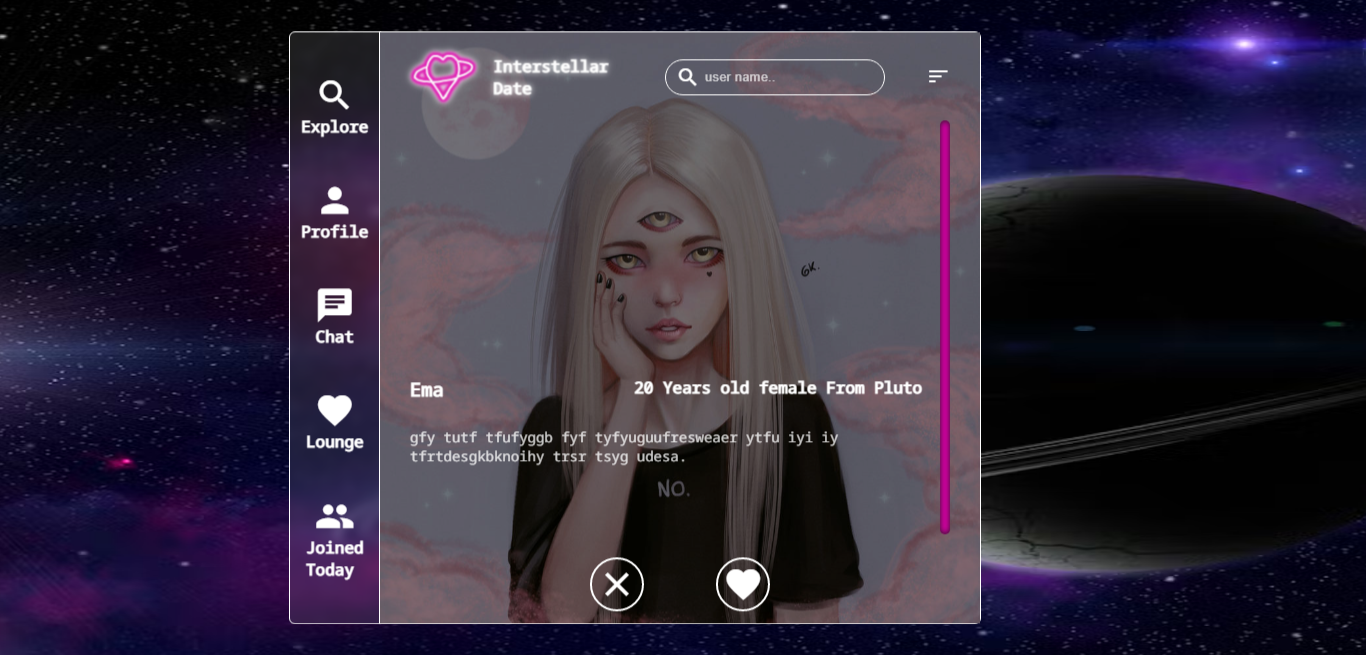 INTERSTELLAR DATE 💕 | Interstellar-Date